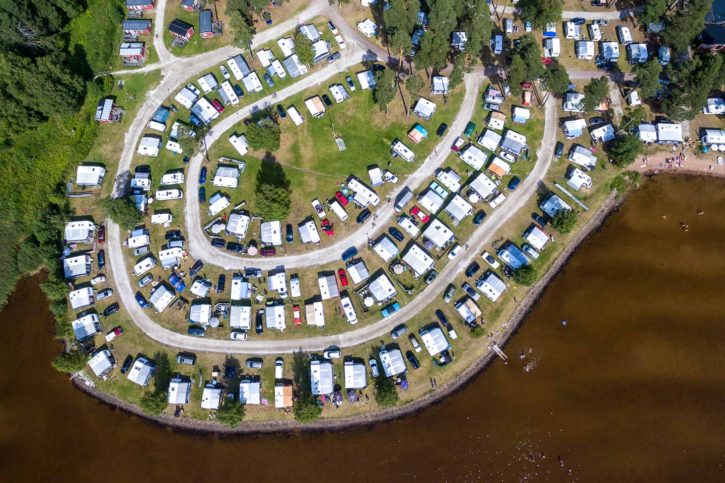 Stellplatz in Rättvik bei First Camp Siljansbadet